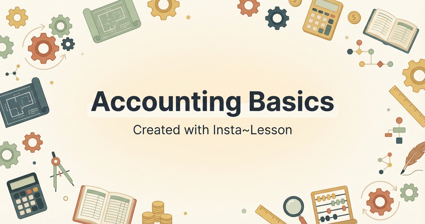 Accounting Basics Lesson Plan for Grade Adult | Free Career & Technical ...