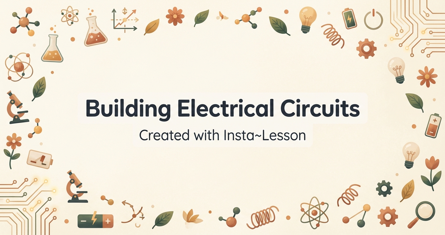 Building Electrical Circuits Lesson Plan for Grade 5th Grade | Free ...