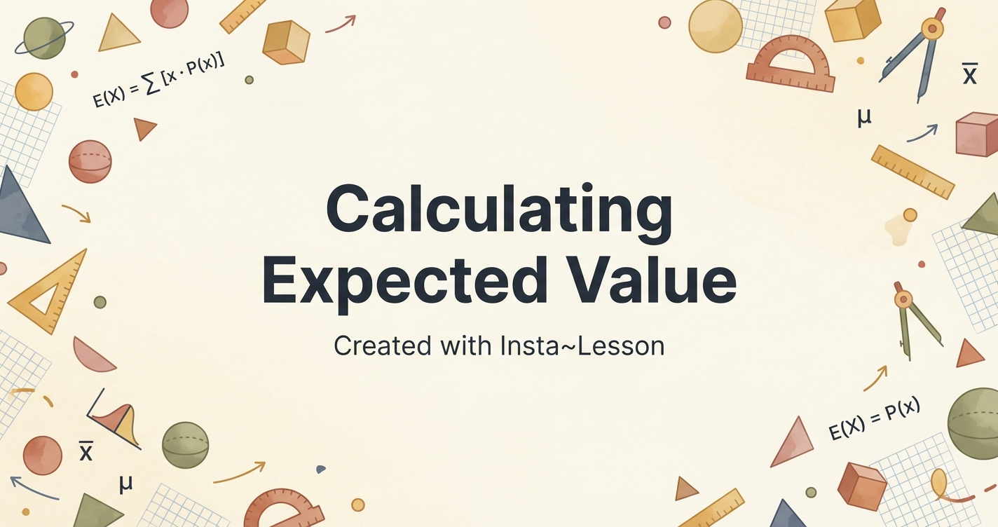 Calculating Expected Value Lesson Plan for Grade 12th Grade | Free Math ...