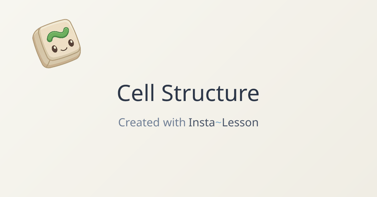 Cellular Structures and Functions Lesson Plan for Grade 6 | Free ...