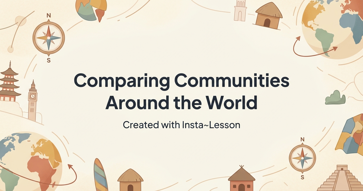 Comparing Communities Around The World Lesson Plan for Grade 7th Grade ...