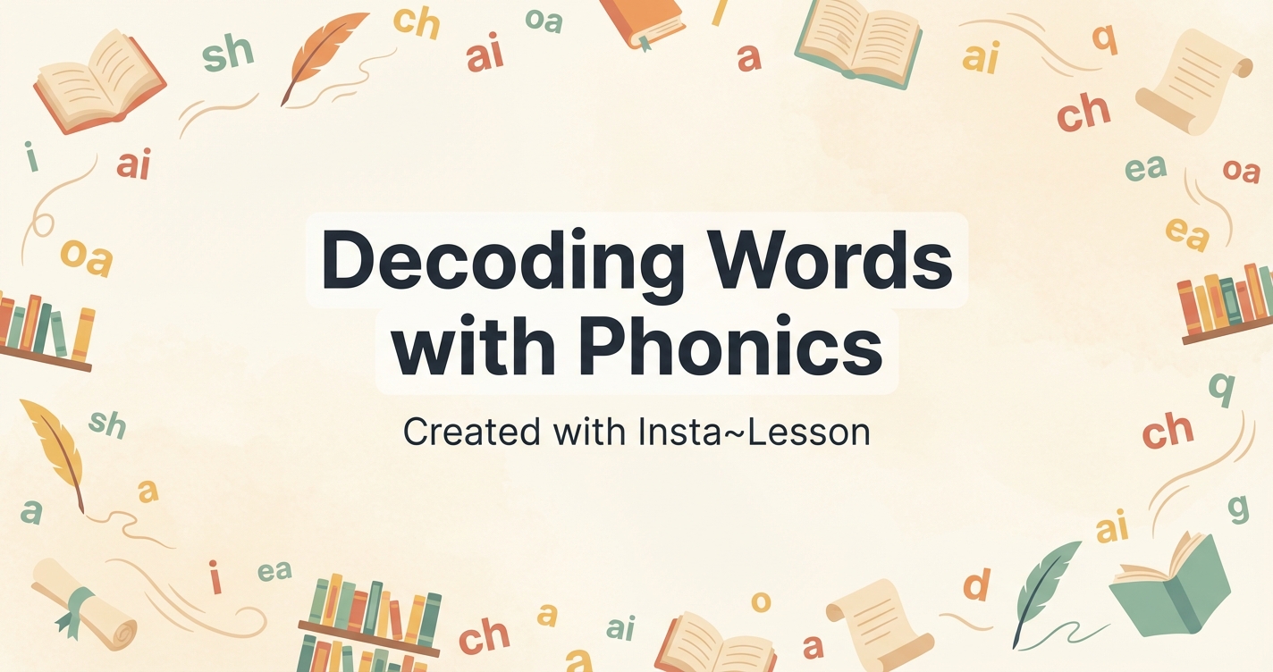 Decoding Words With Phonics Lesson Plan for Grade 2nd Grade | Free ELA ...