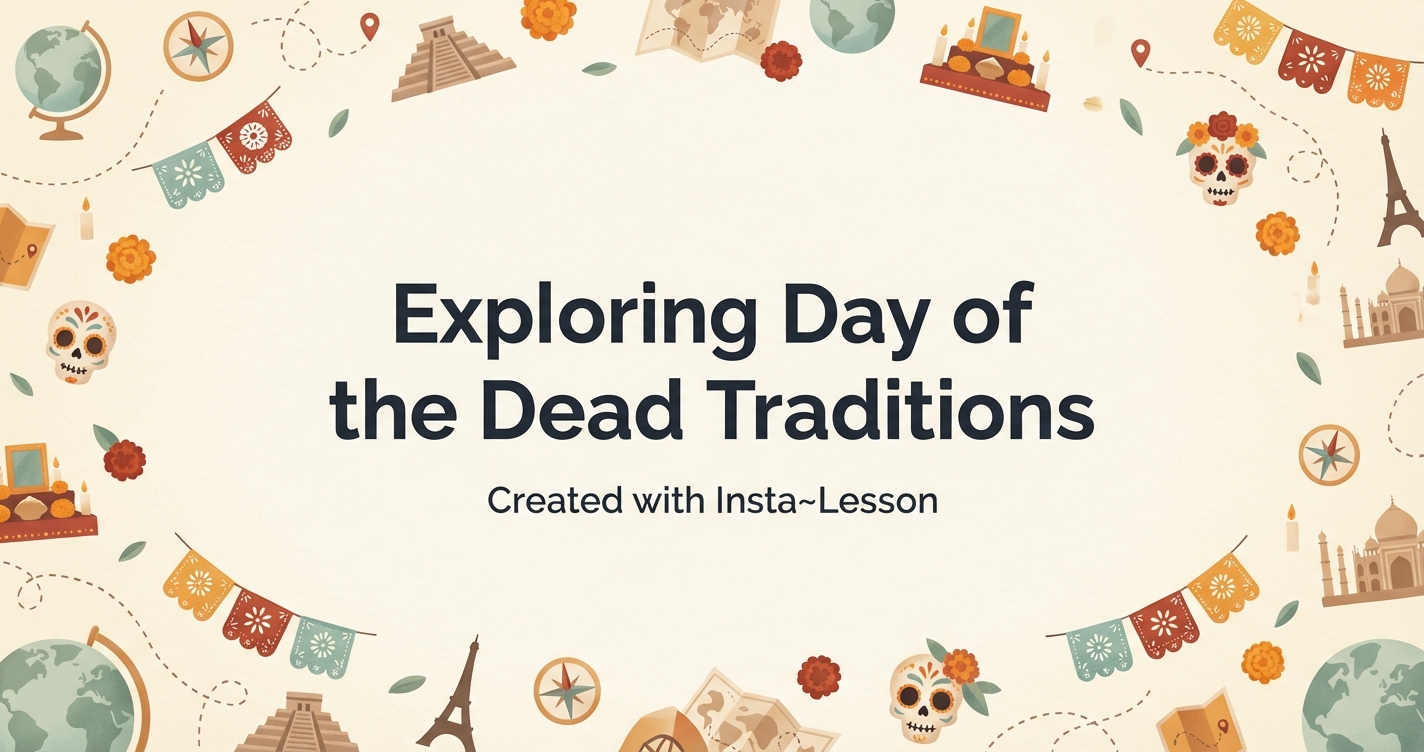 Exploring Day Of The Dead Traditions Lesson Plan for Grade 6th Grade ...