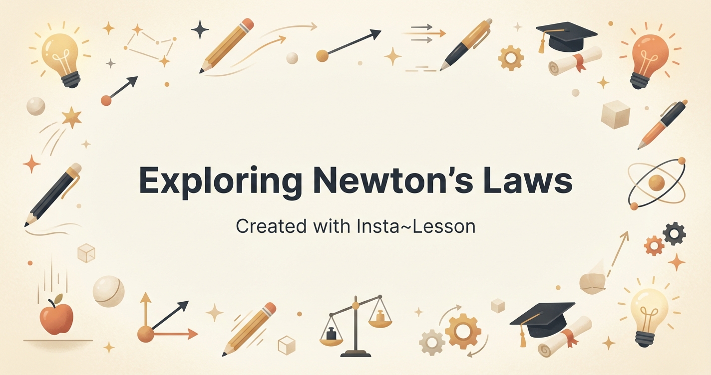 Exploring Newton's Laws Lesson Plan for Grade 11th Grade | Free Physics ...