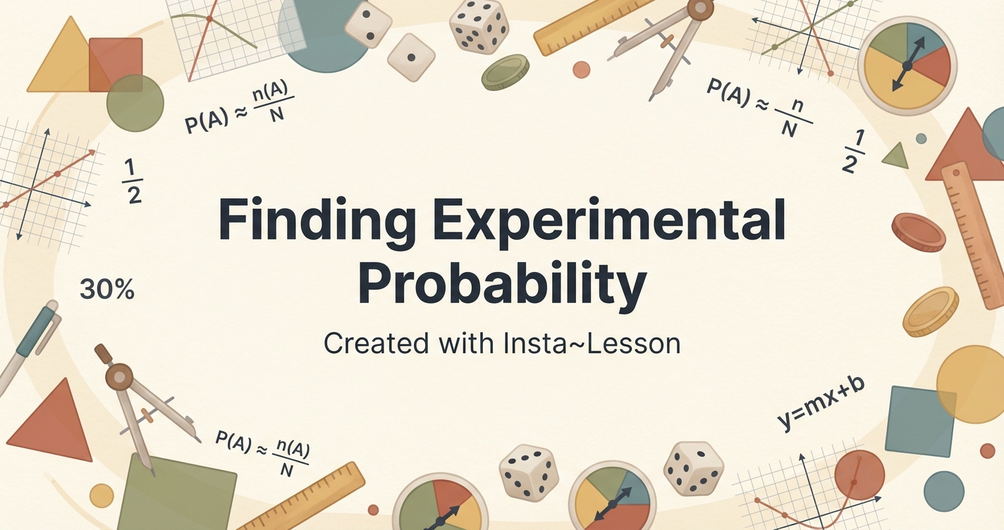 Finding Experimental Probability Lesson Plan for Grade 8th Grade | Free ...