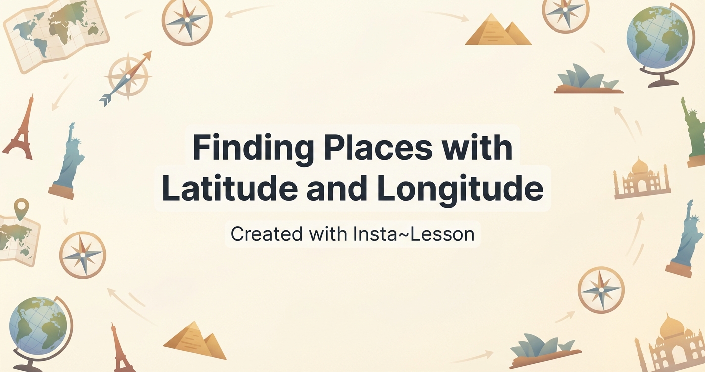Latitude and Longitude for 6th graders. Lesson Plan for 6th Grade ...