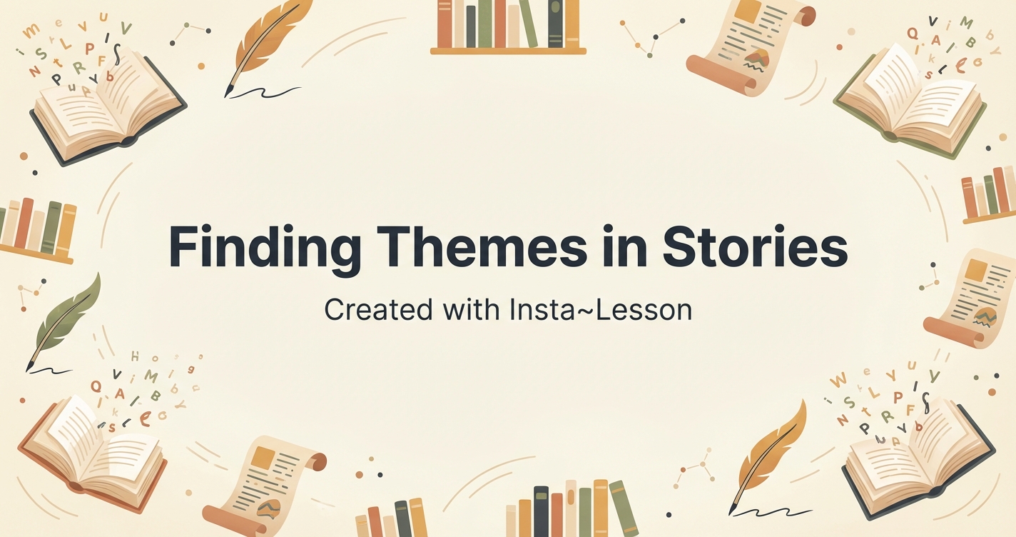 Finding Themes In Stories Lesson Plan for Grade 7 | Free ELA Lesson