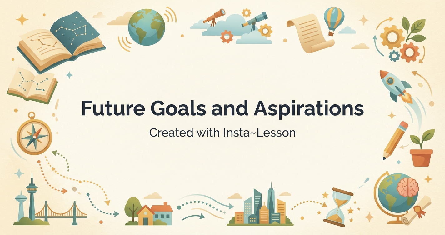 Future Goals And Aspirations Lesson Plan for Grade 5th Grade | Free ...