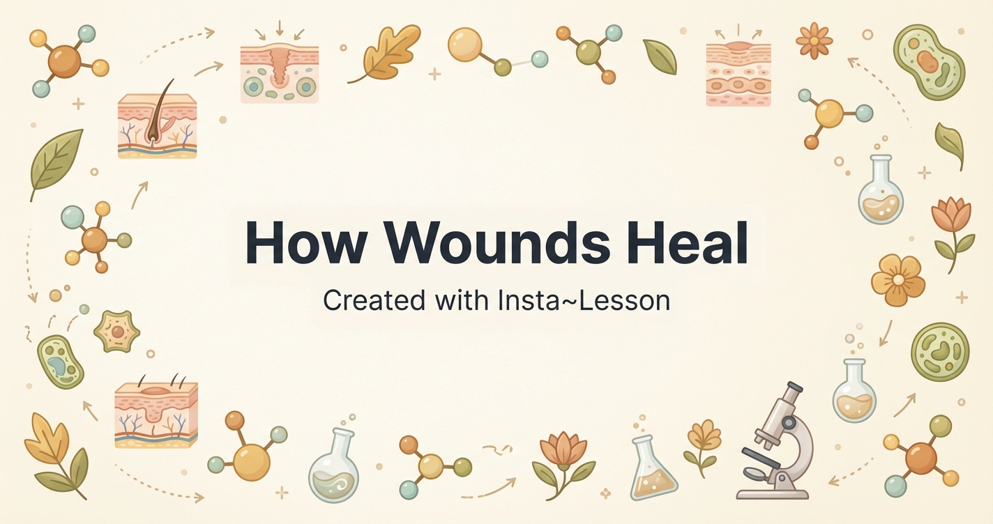 Skin Healing Stages In Time-lapse Lesson Plan for Grade 7th Grade ...