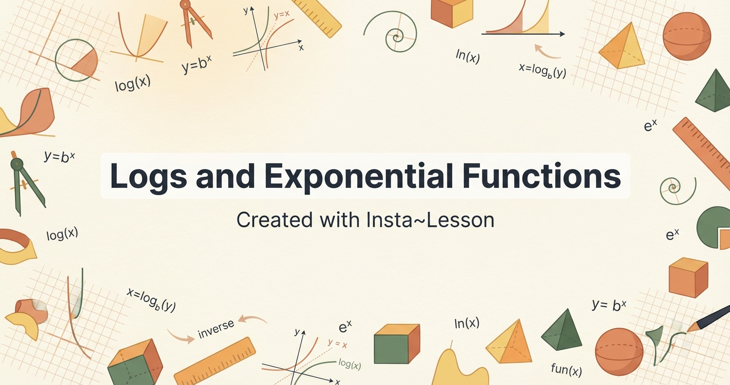 Logs And Exponential Functions Lesson Plan for Grade 11th Grade | Free ...