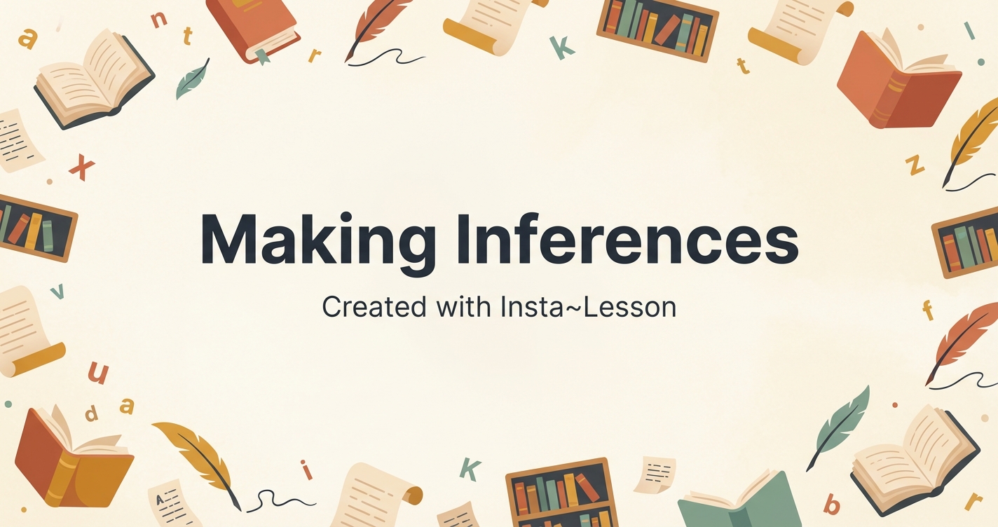 Making Inferences Lesson Plan for Grade 11th Grade | Free ELA Lesson