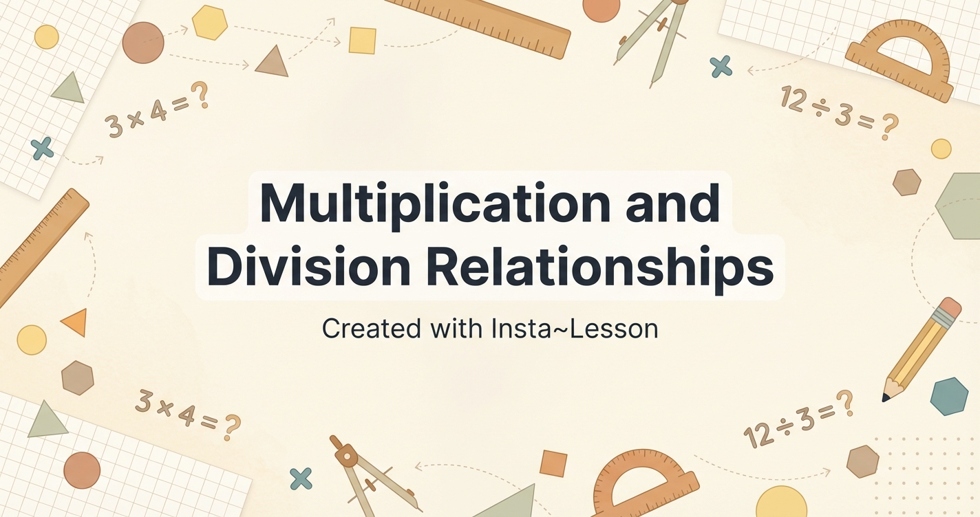 Understand properties of multiplication and the relationship between ...