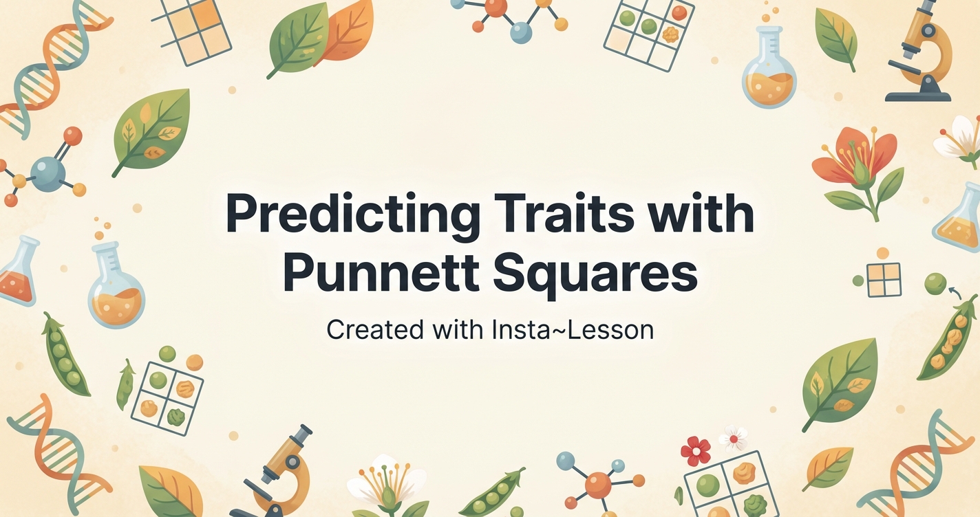 Predicting Traits With Punnett Squares Lesson Plan for Grade 7th Grade ...