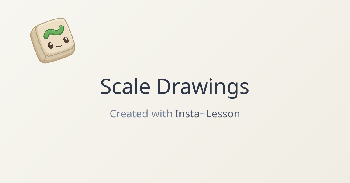 Scale Drawings Lesson Plan for Grade 6 | Free Math Lesson
