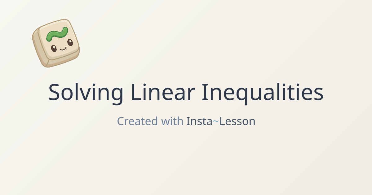Solving systems of linear inequalities Lesson Plan for Grade 10 | Free ...