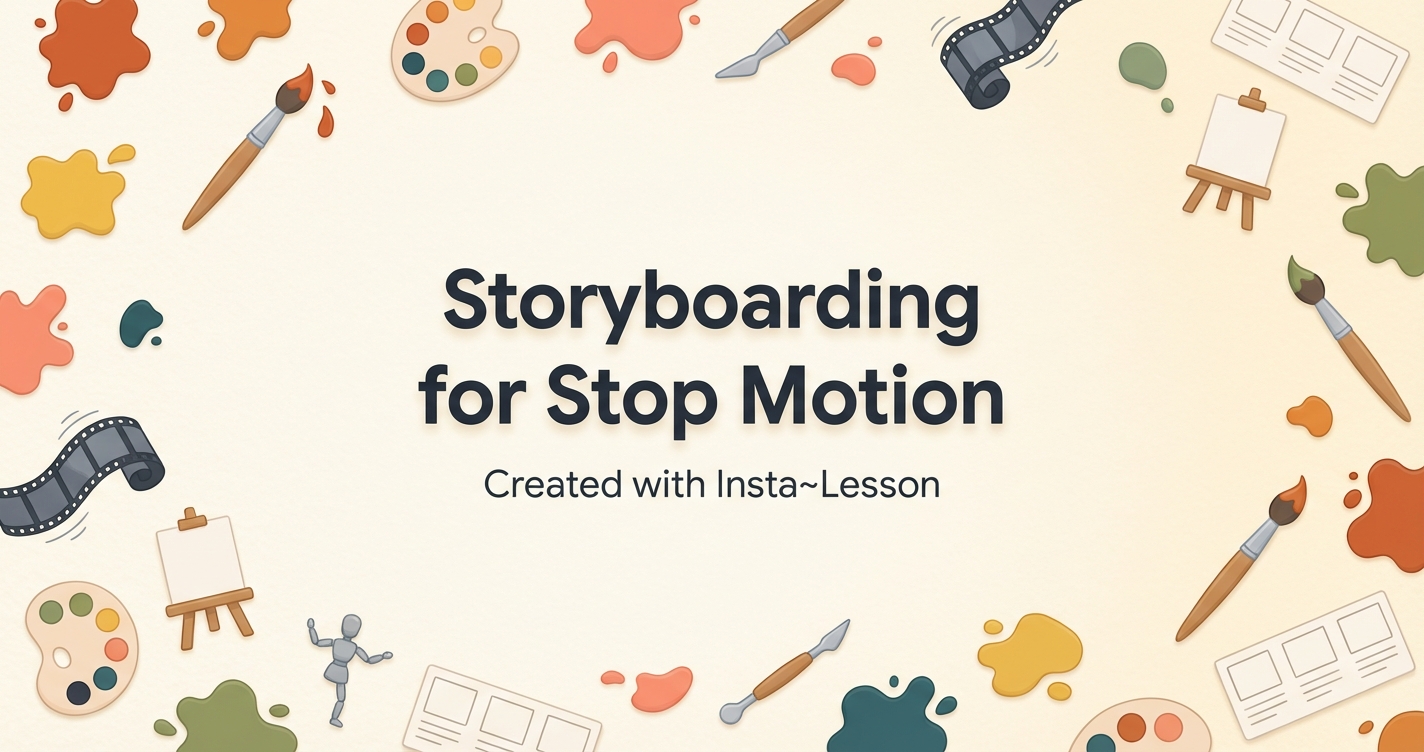 Storyboarding For Stop Motion Lesson Plan for Grade 11th Grade | Free ...