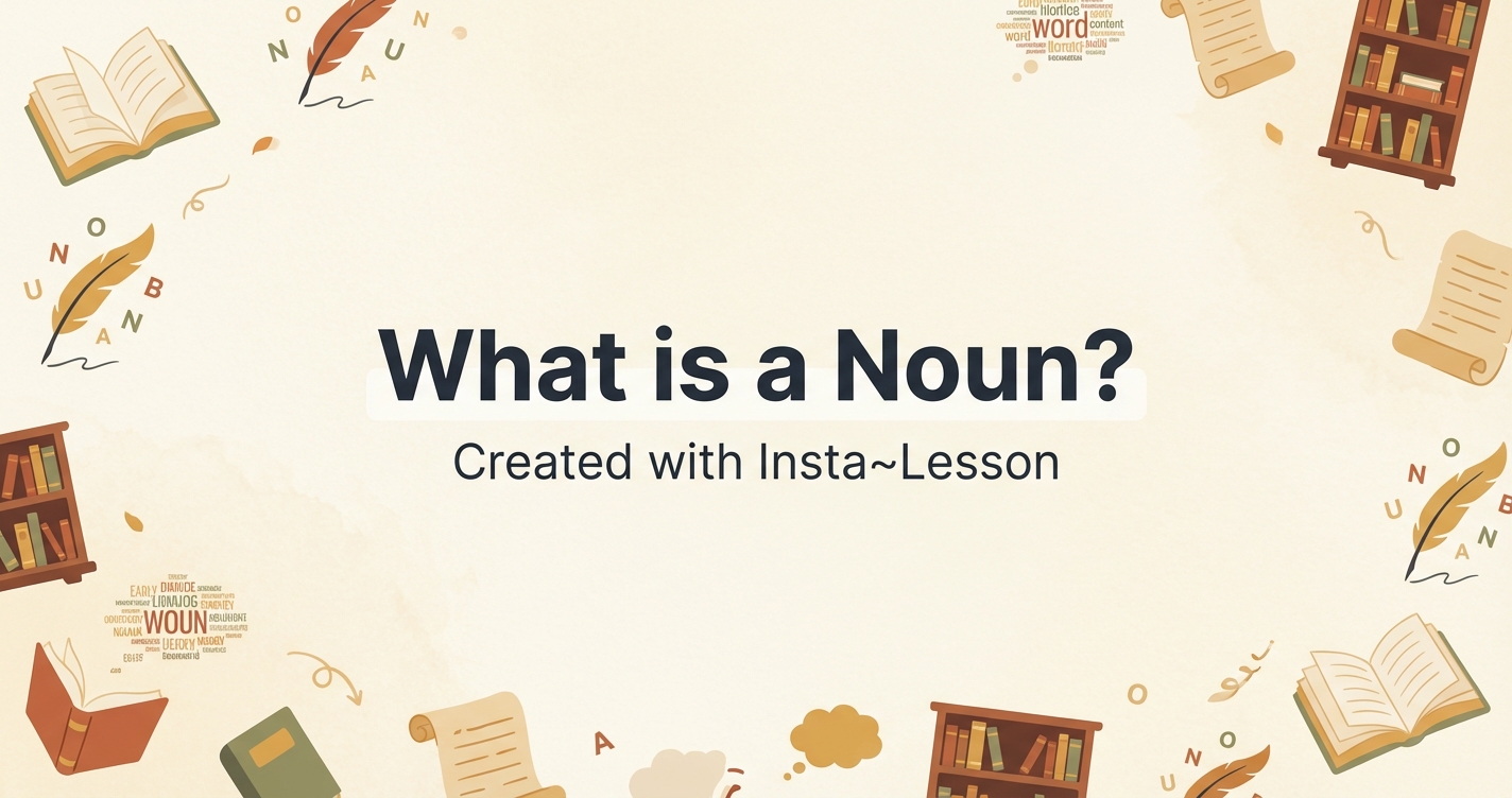 What Is A Noun? Lesson Plan for Grade 10th Grade | Free ELA Lesson