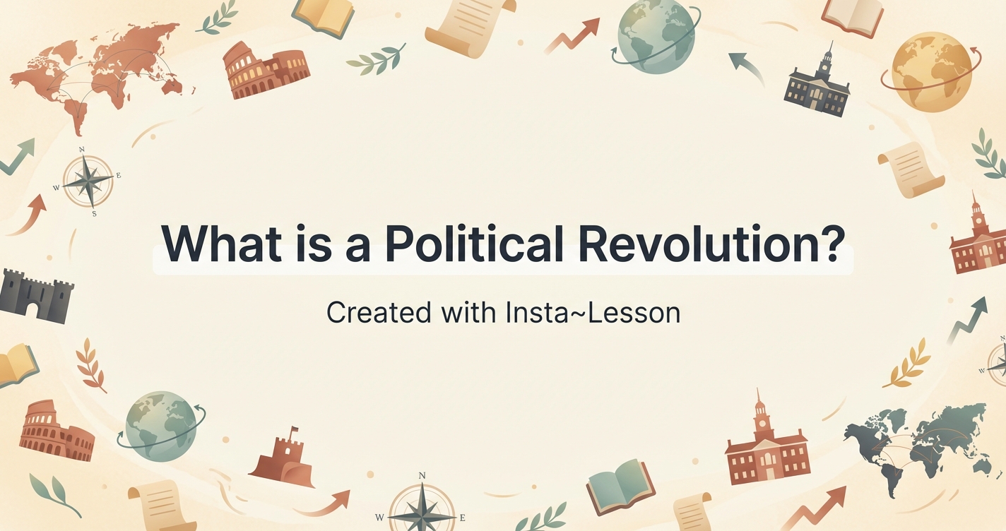 What Is A Political Revolution? Lesson Plan for Grade 11 | Free Social ...