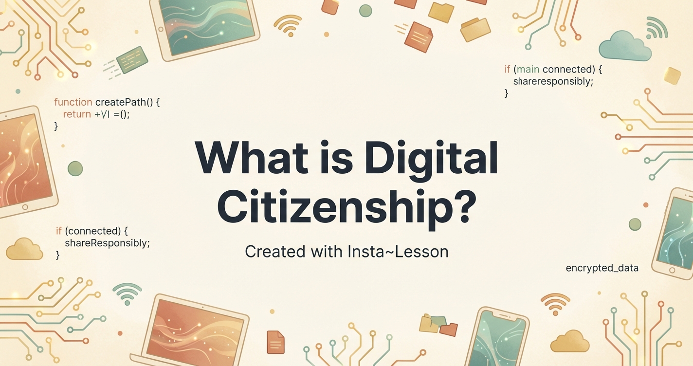 What Is Digital Citizenship? Lesson Plan for Grade 6 | Free Technology ...