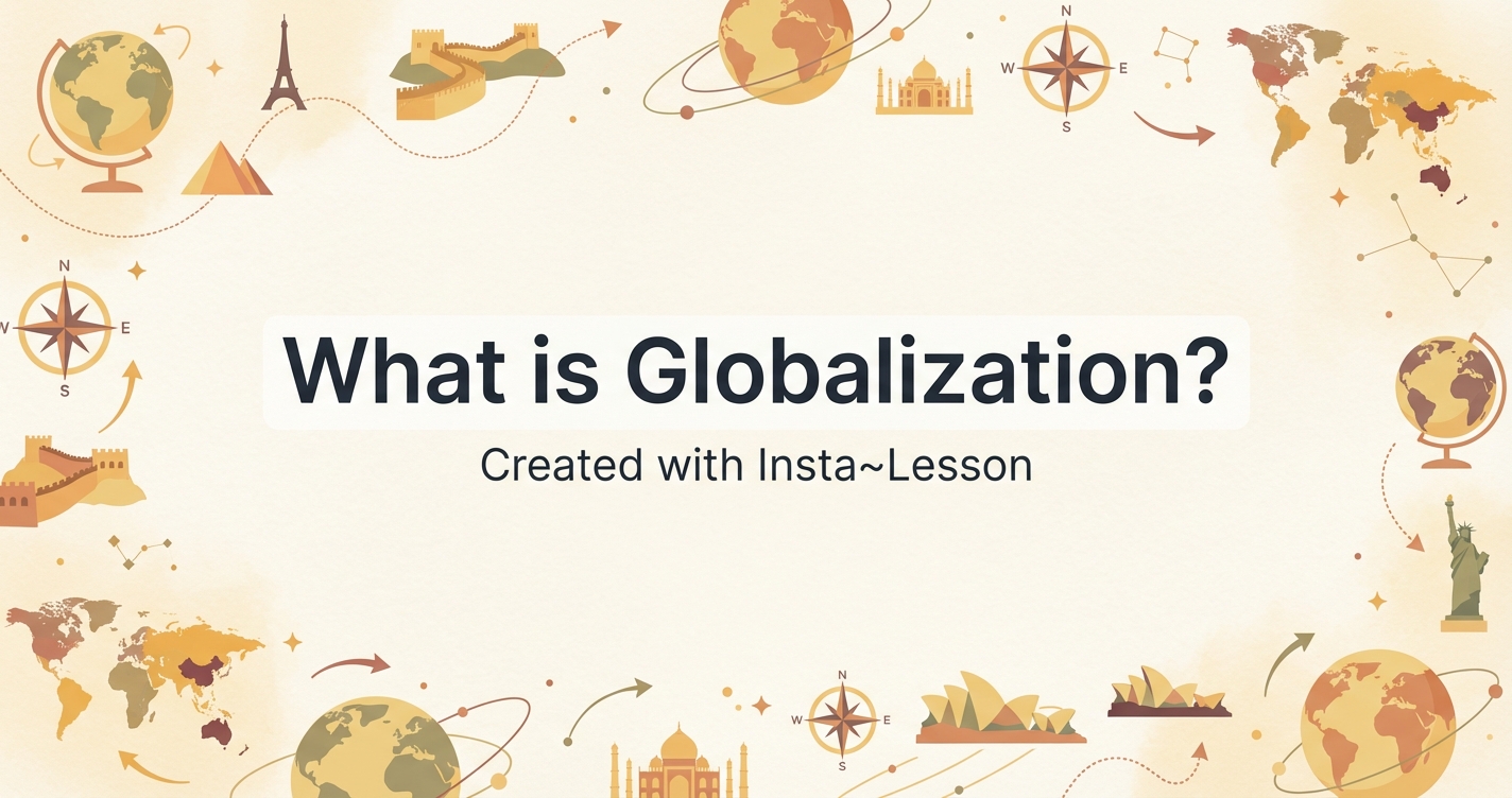 What Is Globalization? Lesson Plan for Grade 9th Grade | Free Social ...